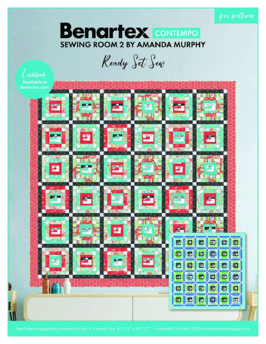 Ready Set Sew Quilt Pattern - By Benartex - KK Fabrics
