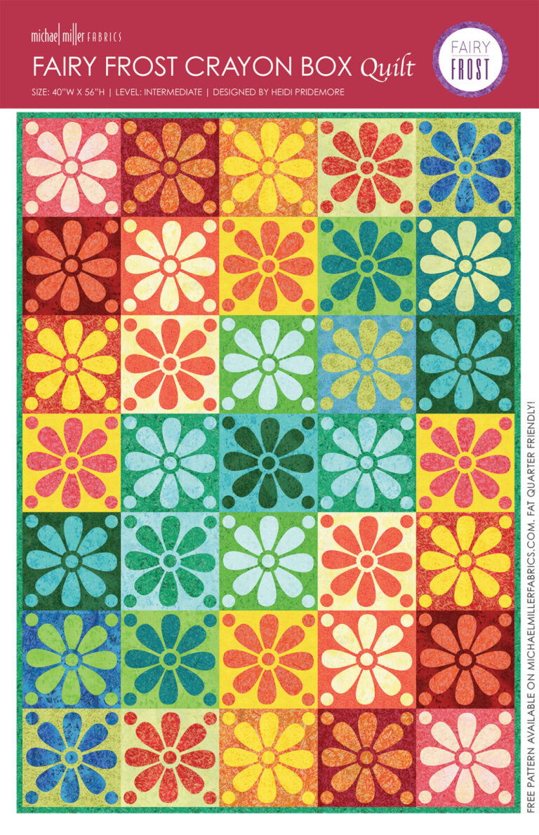 Crayon Box Quilt Pattern - By Michael Miller Fabrics - KK Fabrics