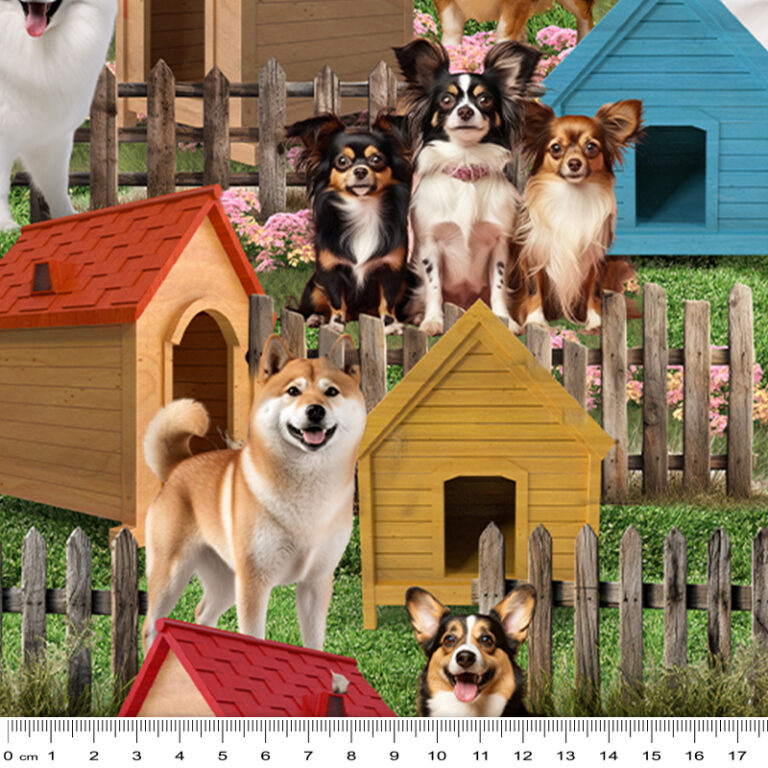 G Dog House Furry Fun (4060) - KK Fabrics